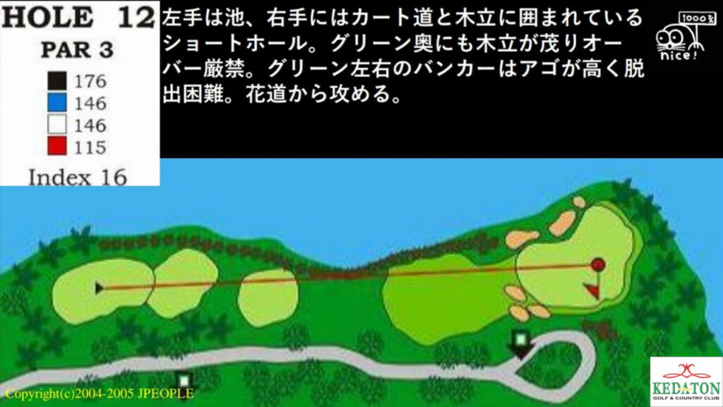 クダトンゴルフ(Kedaton Golf &Country Club) コースガイド | もぐらやの徒然日記