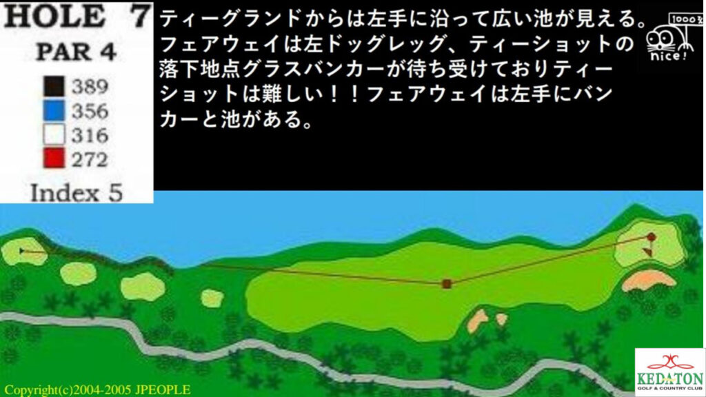 クダトンゴルフ(Kedaton Golf &Country Club) コースガイド | もぐらやの徒然日記