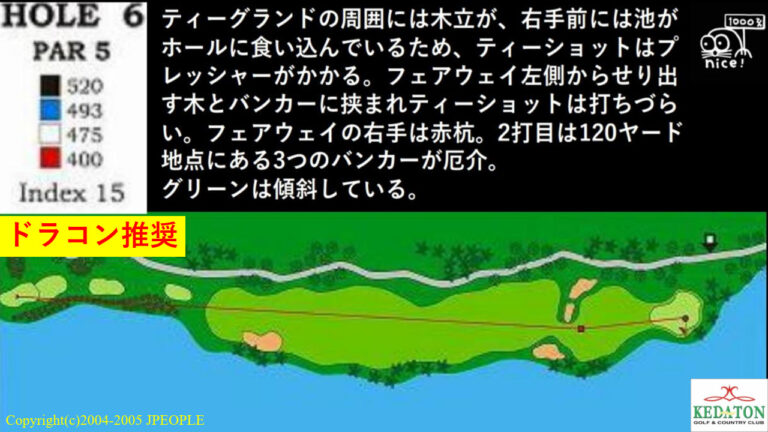 クダトンゴルフ(Kedaton Golf &Country Club) コースガイド | もぐらやの徒然日記