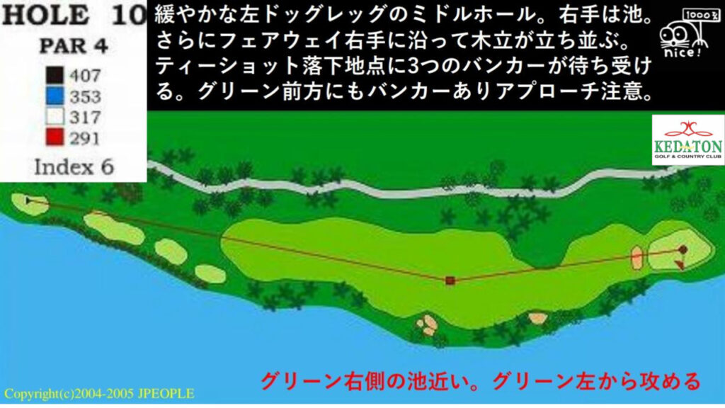 クダトンゴルフ(Kedaton Golf &Country Club) コースガイド | もぐらやの徒然日記